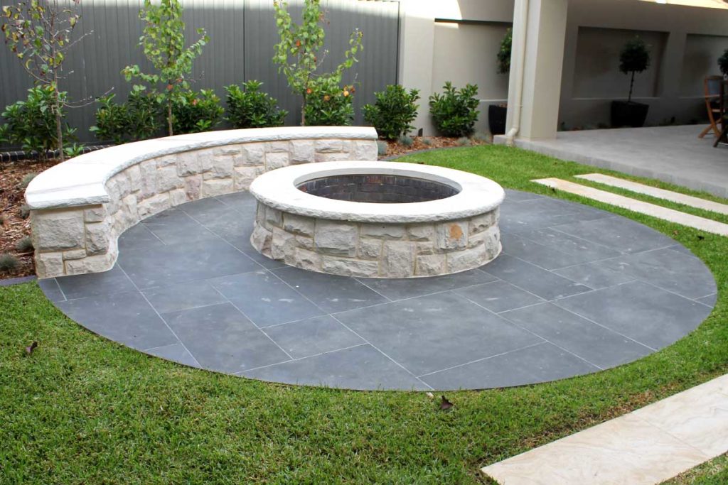 Fire Pit Construction Blue Mountains - The Landscaped Garden