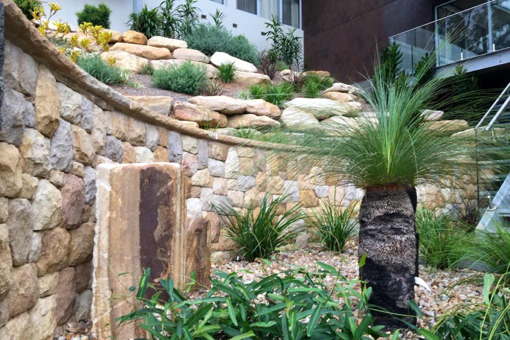 Steep Block Landscape Design | The Landscaped Garden