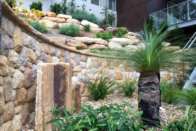 Steep Block Landscape Design | The Landscaped Garden