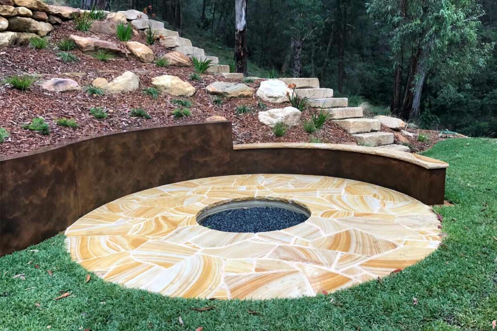 Steep Block Landscape Design | The Landscaped Garden